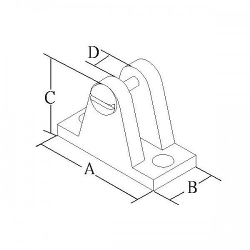 Fixations de pont inox